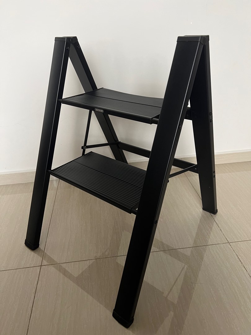Ultra Slim 2-Step Ladder, Furniture & Home Living, Home Improvement ...