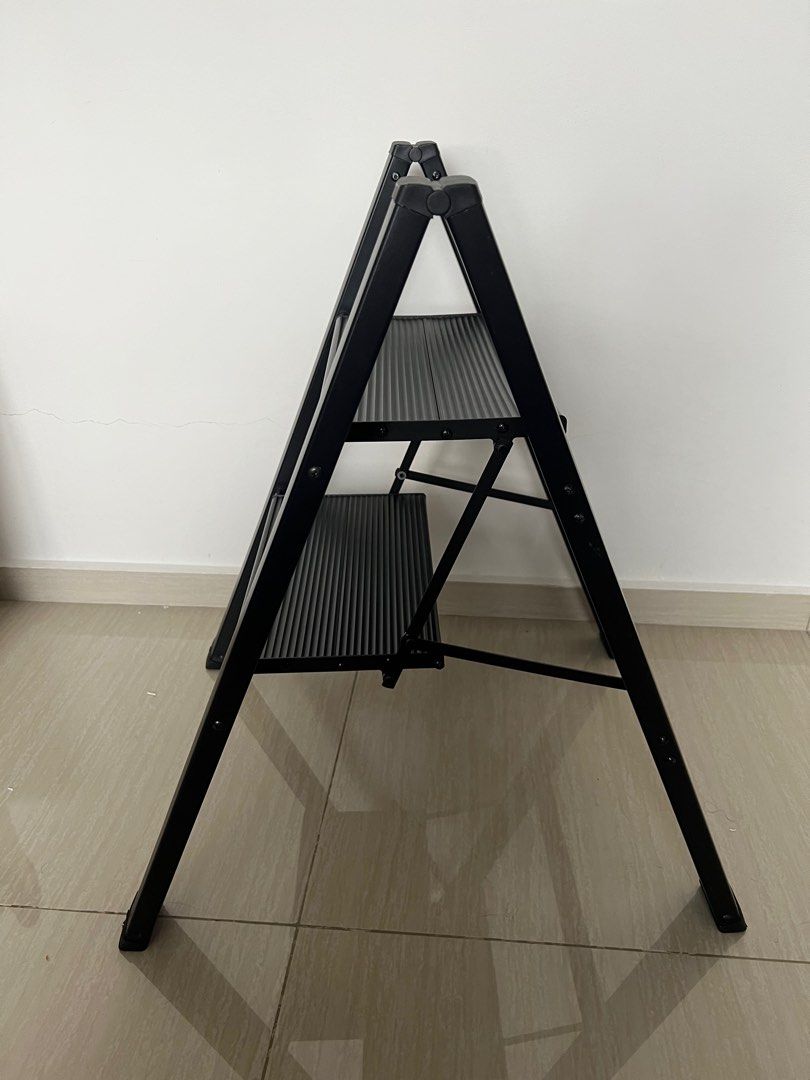 Ultra Slim 2-Step Ladder, Furniture & Home Living, Home Improvement ...