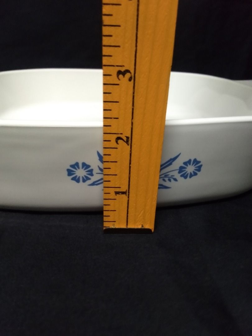 Vintage 2.5L Blue Cornflower Casserole with Pyrex Domed Lid, Furniture ...