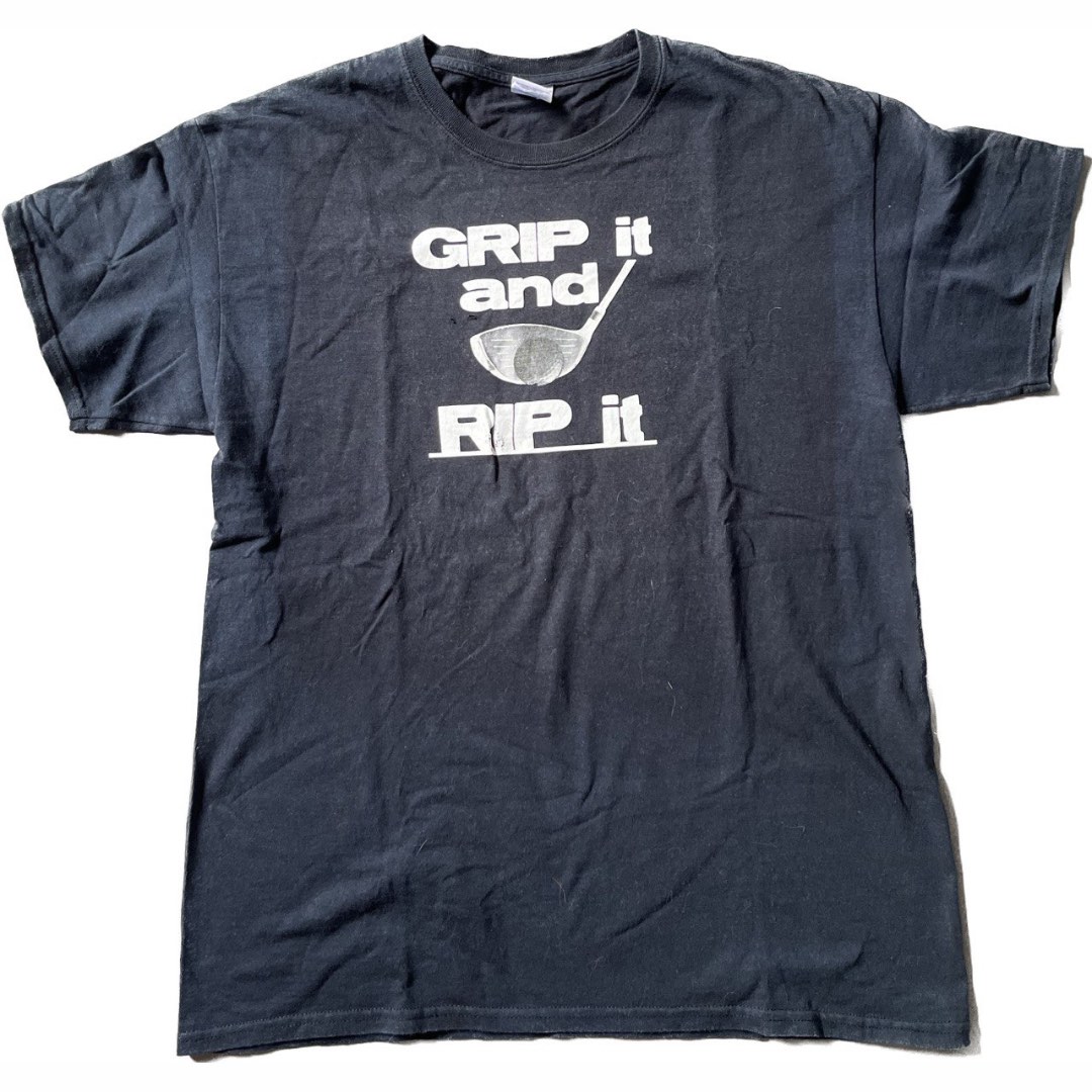 Vintage Grip It Tee, Men's Fashion, Tops & Sets, Tshirts & Polo Shirts ...