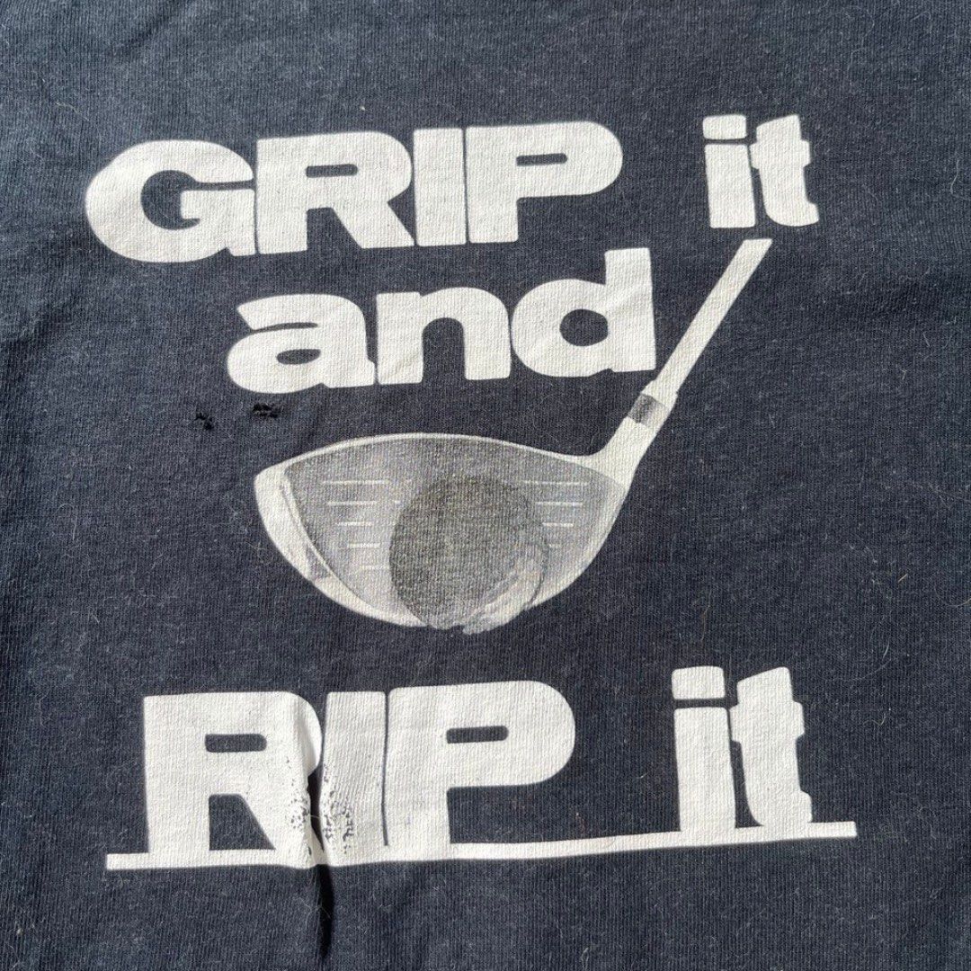 Vintage Grip It Tee, Men's Fashion, Tops & Sets, Tshirts & Polo Shirts ...