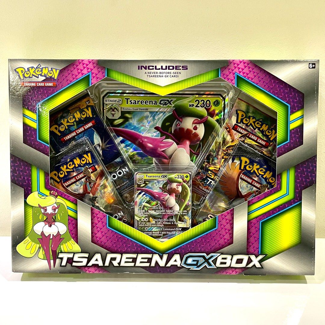 [Vintage] Pokemon TCG Tsareena GX Box | XY Breakthrough | SM Burning ...
