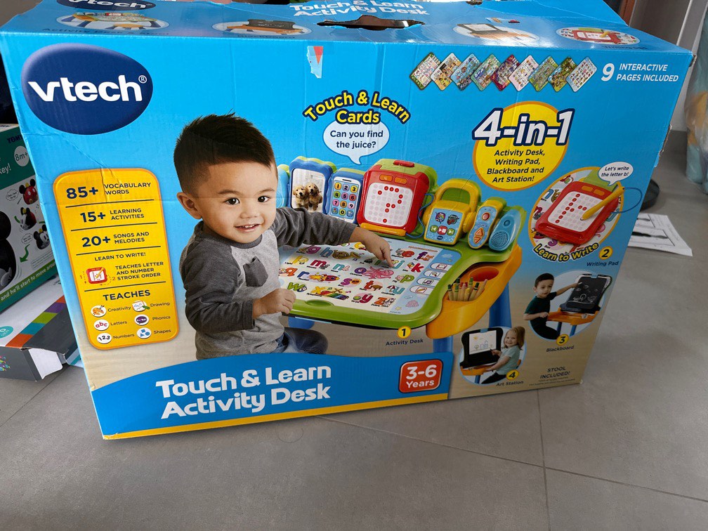 VTech Activity Desk, Babies & Kids, Infant Playtime on Carousell