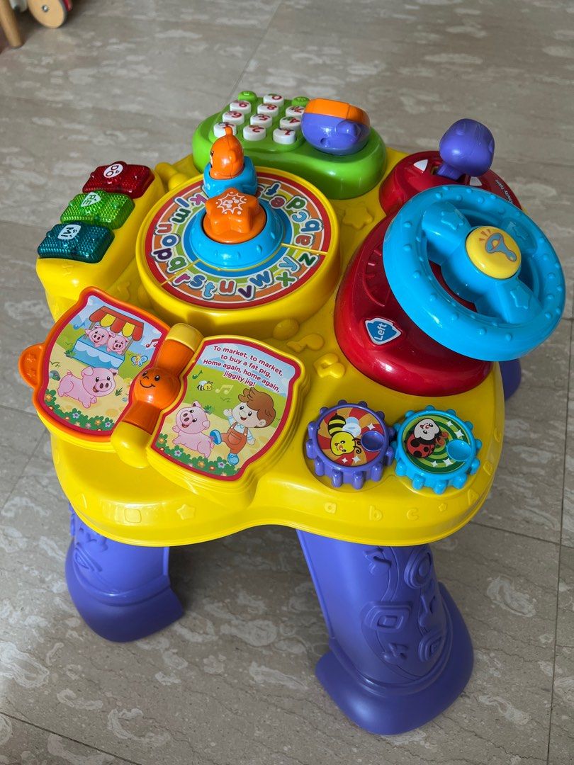 Vtech Magic Star Learning Activity Table, Babies & Kids, Infant ...