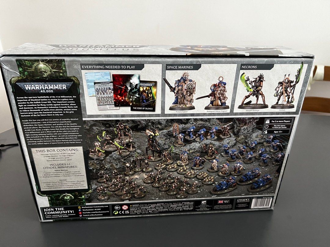 Warhammer 40K 9th Edition Indomitus Box - Space Marine Half, Hobbies ...
