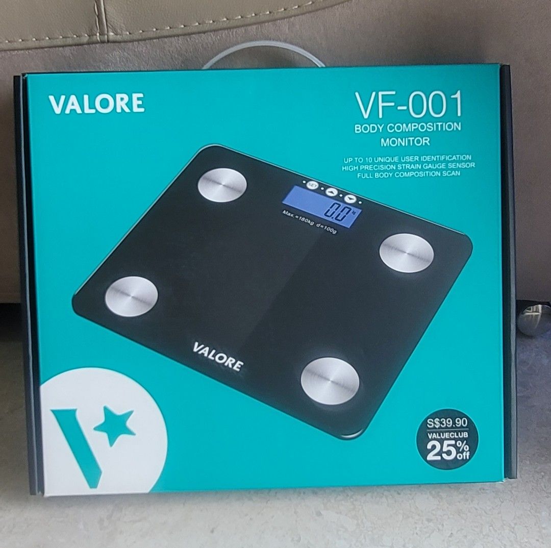 Weighing Scale Valore, Health & Nutrition, Health Monitors & Weighing ...