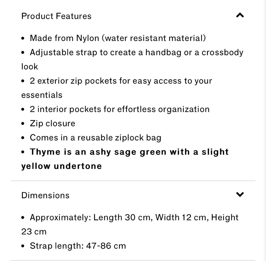 (Not for sale) WTT The Paper Bunny (TPB) Puffer Swing in Thyme, Women's Fashion, Bags & Wallets ...