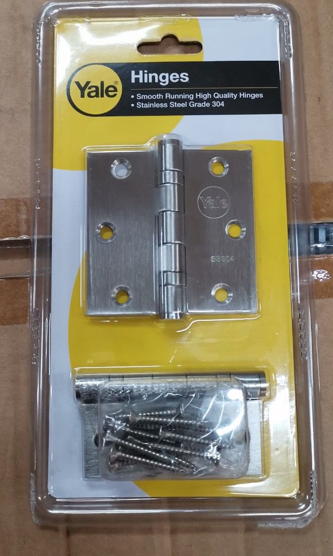 YALE HEAVY DUTY BALL BEARING HINGES 3" X 3" MODEL. 2BB-SSD ( STAINLESS ...