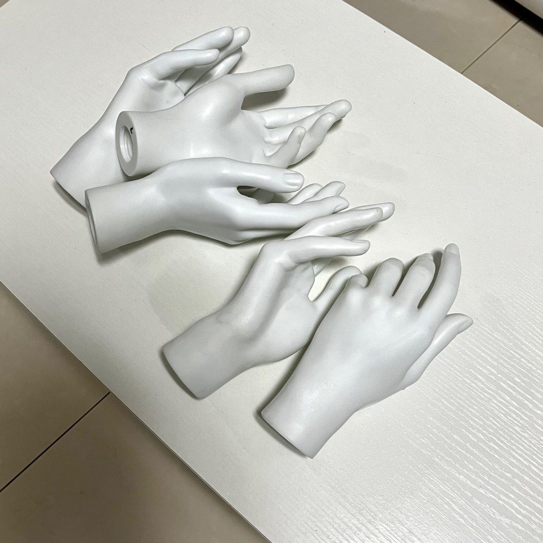 1:1 Scale Hand Model (White), Hobbies & Toys, Stationery & Craft, Craft ...