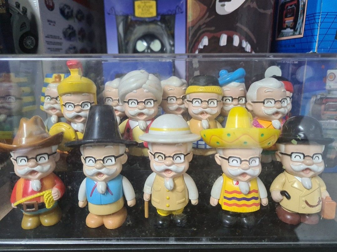 14 KFC FIGURES WITH CASING, Hobbies & Toys, Toys & Games on Carousell