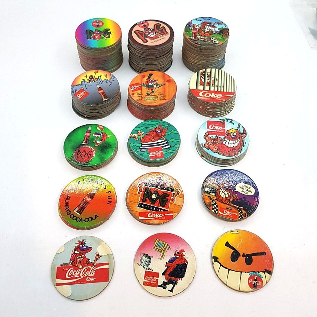 1990s Coke Pog Coca Cola advertisement on Carousell