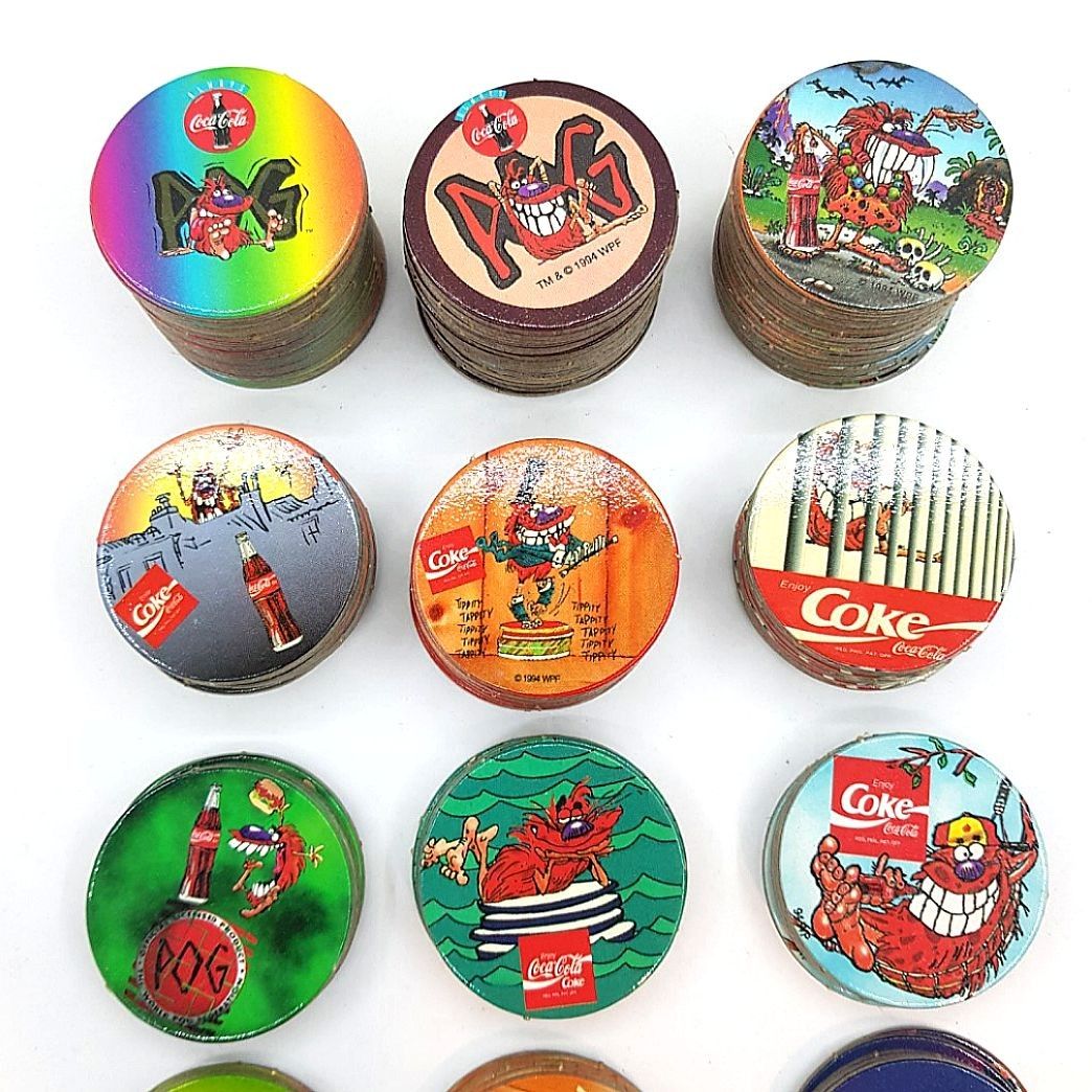 1990s Coke Pog Coca Cola advertisement on Carousell