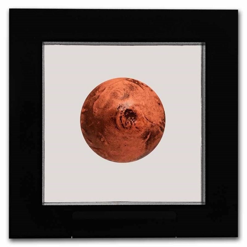 2021 RED - MARS The Red Planet - 3-Dimensional Spherical Coin 1 oz ...