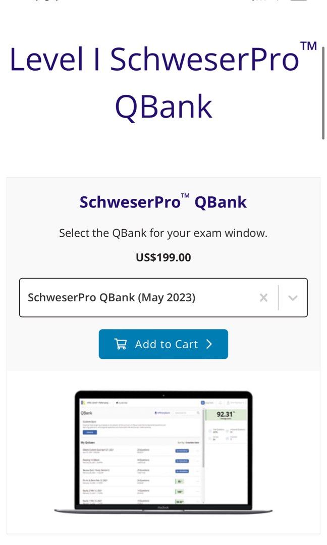 2023 CFA level 1 SchweserPro Qbank, 興趣及遊戲, 書本 & 文具, 教科書 - Carousell