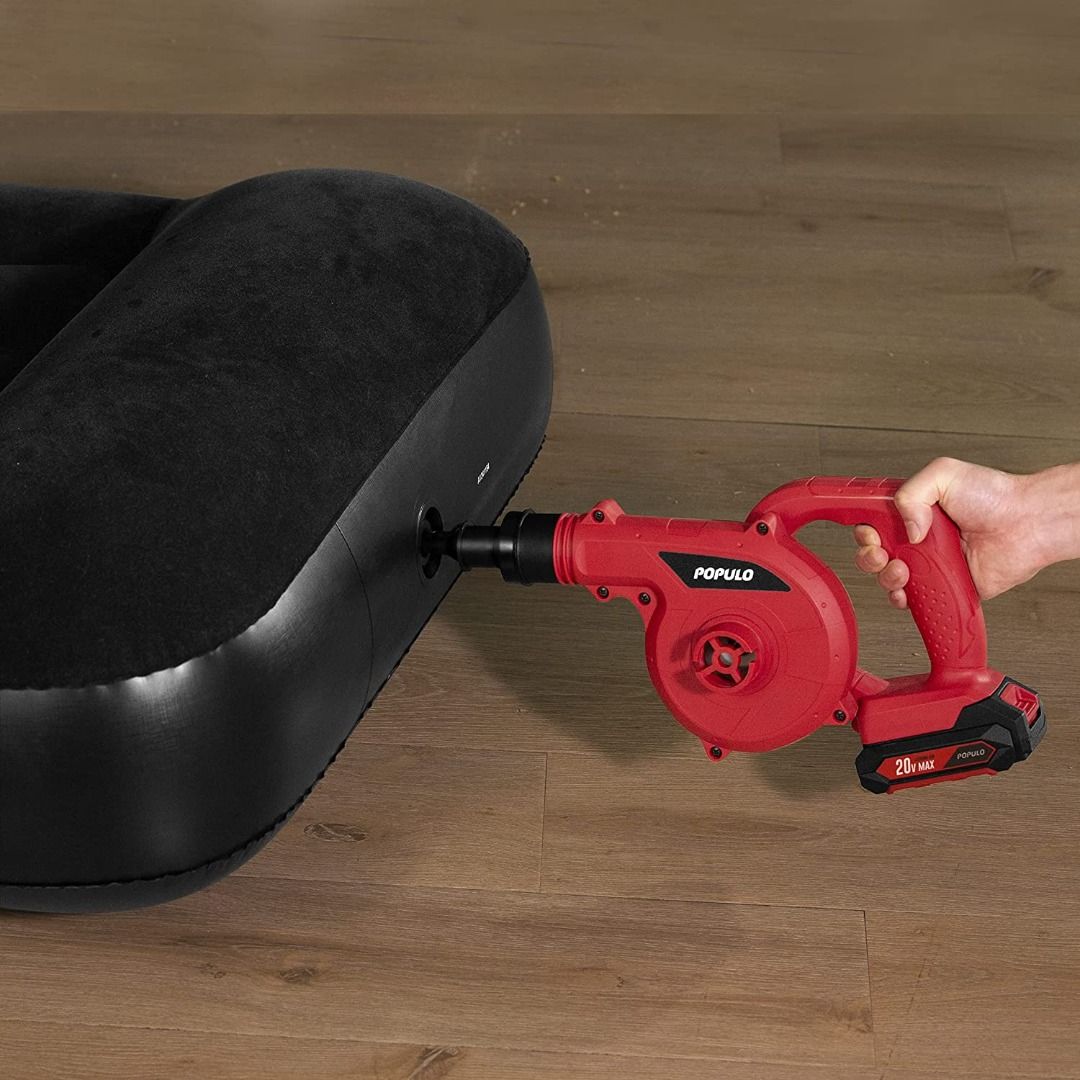 20V Compact Electric Blower Kit, POPULO 150mph Wind Speed for Cleaning ...