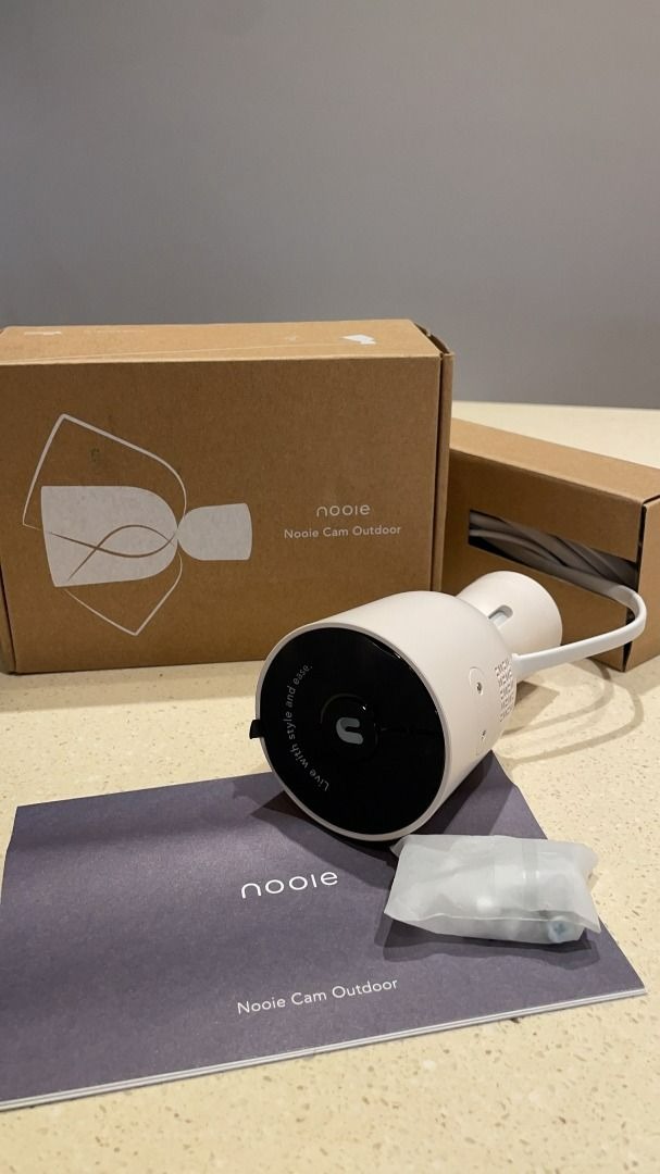 2626) NOOIE SECURITY CAMERA OUTDOOR, IP66 WEATHERPROOF, 1080P NIGHT ...