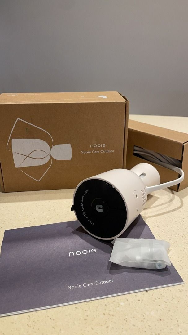 2626) NOOIE SECURITY CAMERA OUTDOOR, IP66 WEATHERPROOF, 1080P NIGHT ...
