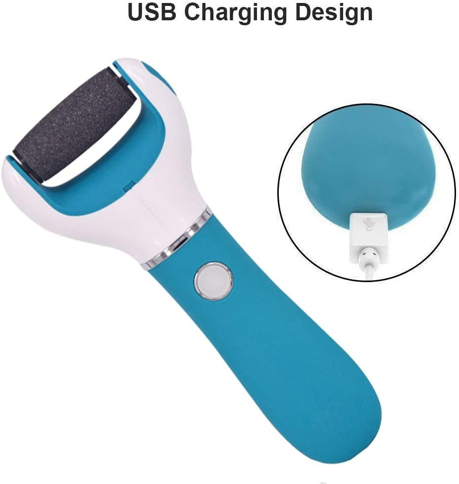 2627 Bompow Foot Scrubber Electric Callus Remover Rechargeable Foot