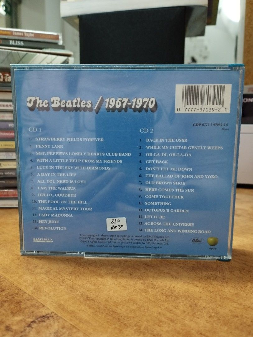 (2CD) The Beatles/1967-1970, Hobbies & Toys, Music & Media, CDs & DVDs ...