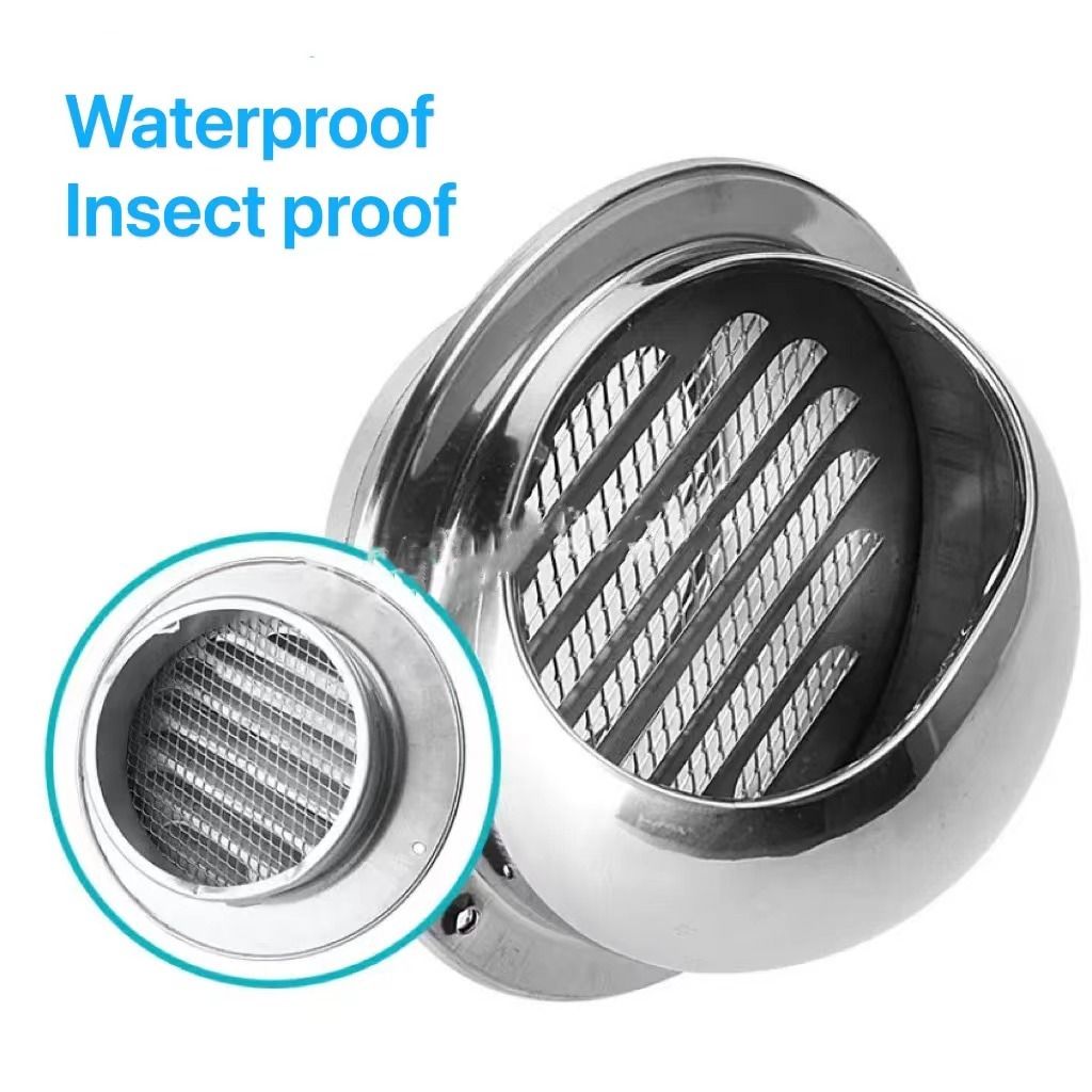 304 Stainless wind cap exterior wall windshield range hood louver ...