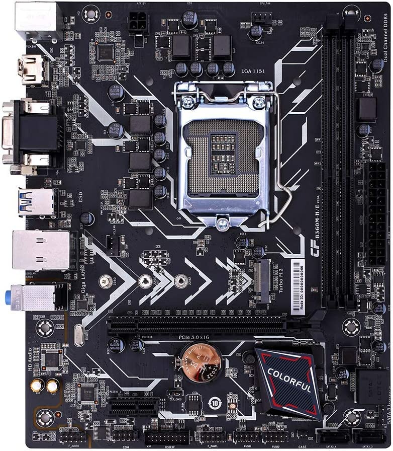 3411) COLORFUL BATTLE AXE C.B360M-HD PRO V20 MOTHERBOARD MAINBOARD ...