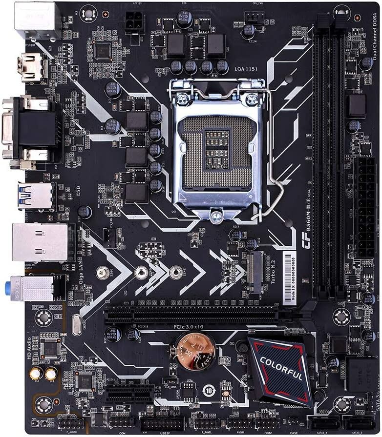 3411) COLORFUL BATTLE AXE C.B360M-HD PRO V20 MOTHERBOARD MAINBOARD ...