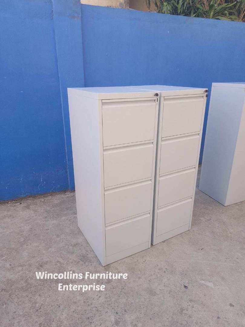 4 LAYER VERTICAL STEEL FILING CABINET, Furniture & Home Living ...