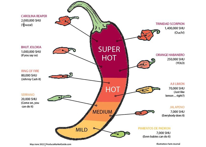 pepper hottest scale