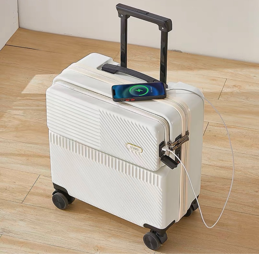 16-19吋 充電 手提 行李 智能 行李 旅行喼 旅行袋 日式行李箱 前開口 Gip Luggage smart Suitcase 上開 窄 ...