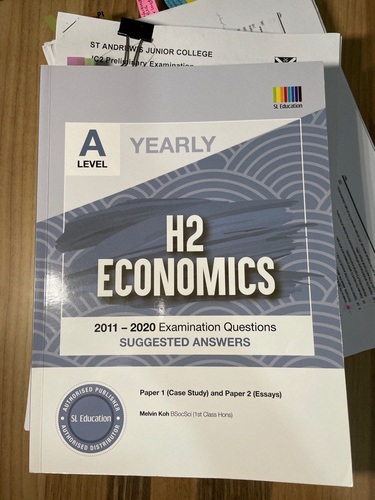 A level H2 Economics 2011-2020 TYS ANS KEY, Hobbies & Toys, Books ...