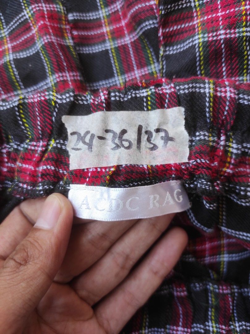 acdc rag japan designer rare bondage punk rock pants seluar, Men's ...