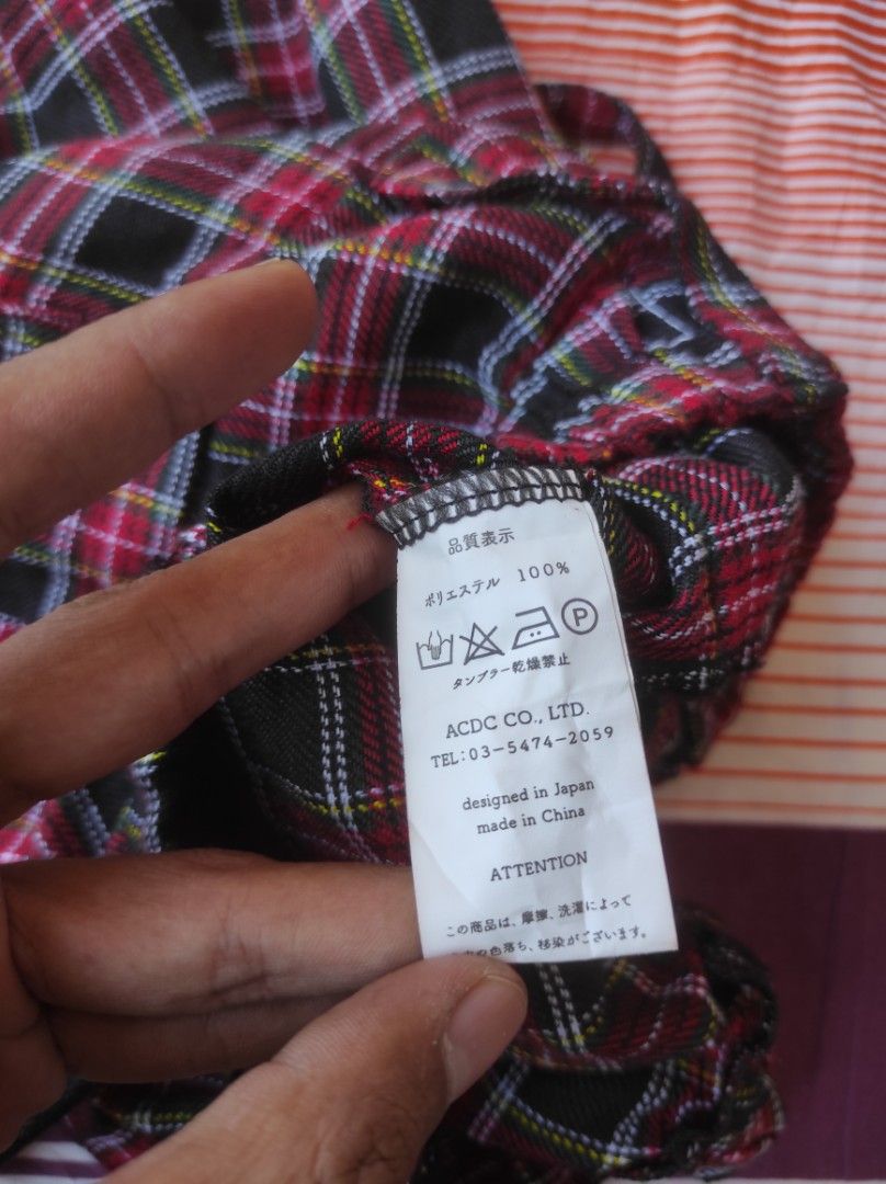 acdc rag japan designer rare bondage punk rock pants seluar, Men's ...