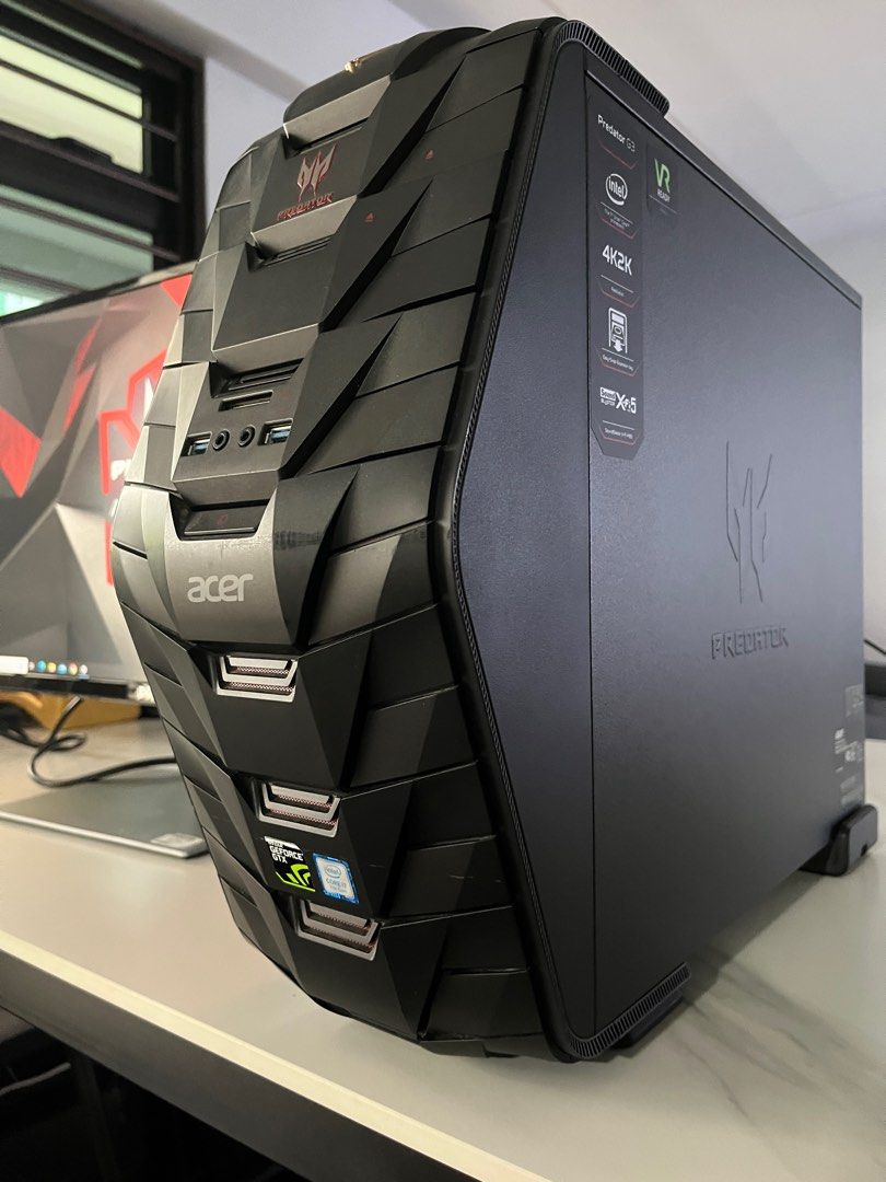 ACER Predator G3-710 Gaming Desktop Computer PC Set with Free DELL 27 ...