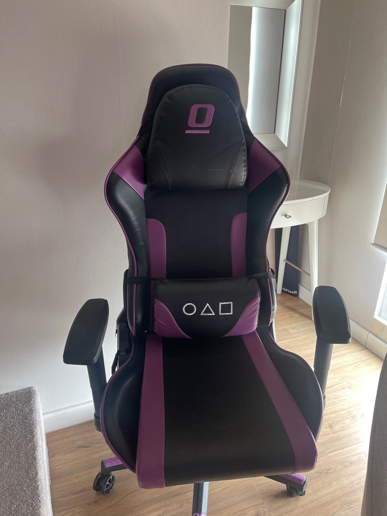 AOC Axgon ergonomic gaming chair, Furniture & Home Living, Furniture ...