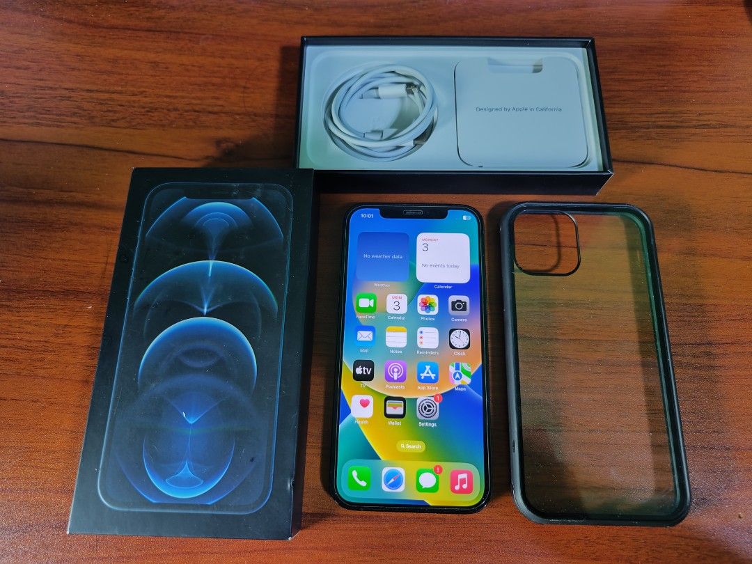 Apple Iphone 12 Pro 128GB Pacific Blue Complete, Mobile Phones ...