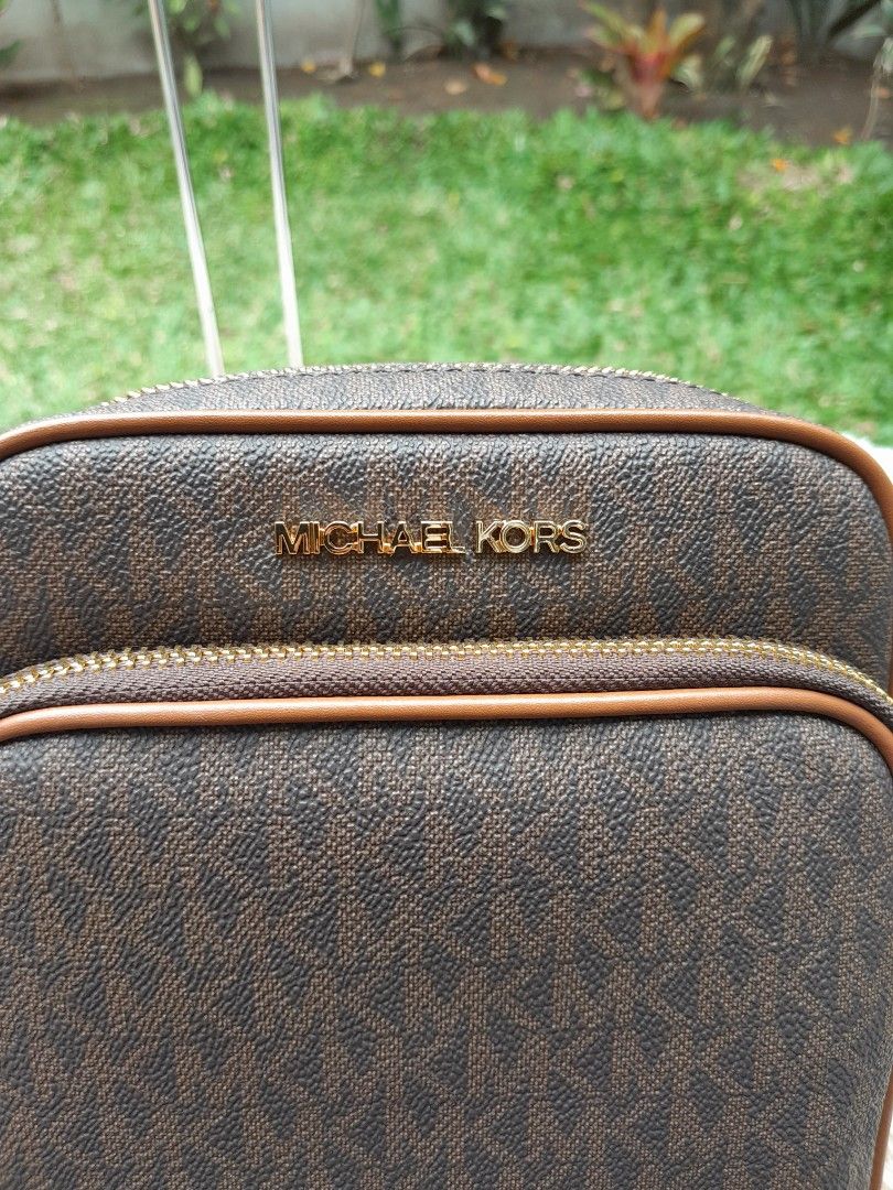 Authentic Mk Flight Bag, Luxury, Bags & Wallets on Carousell