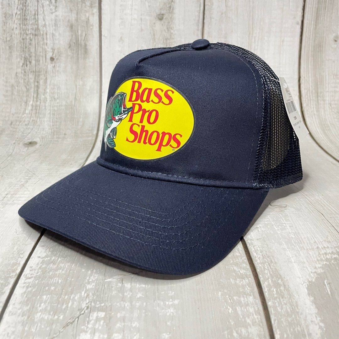 Bass Pro Off- Center Logo Mesh Cap, Men's Fashion, Watches ...