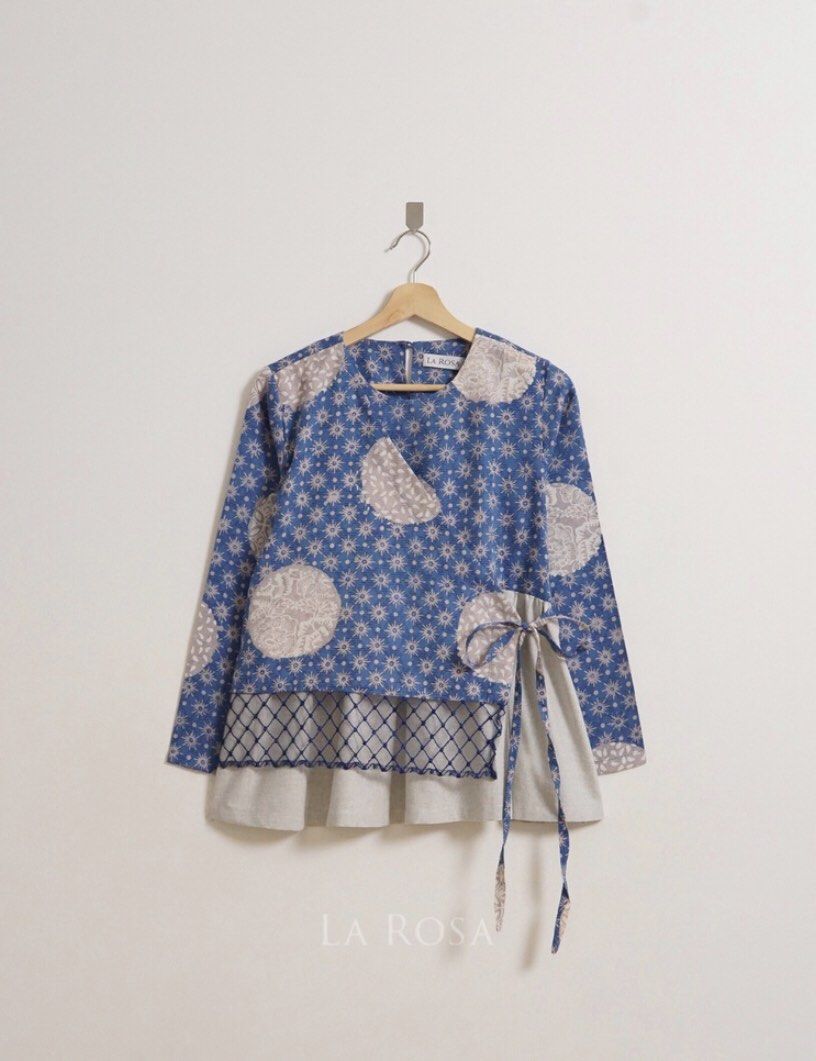 Batik la rosa new | batik yana, Fesyen Wanita, Pakaian Wanita, Atasan ...