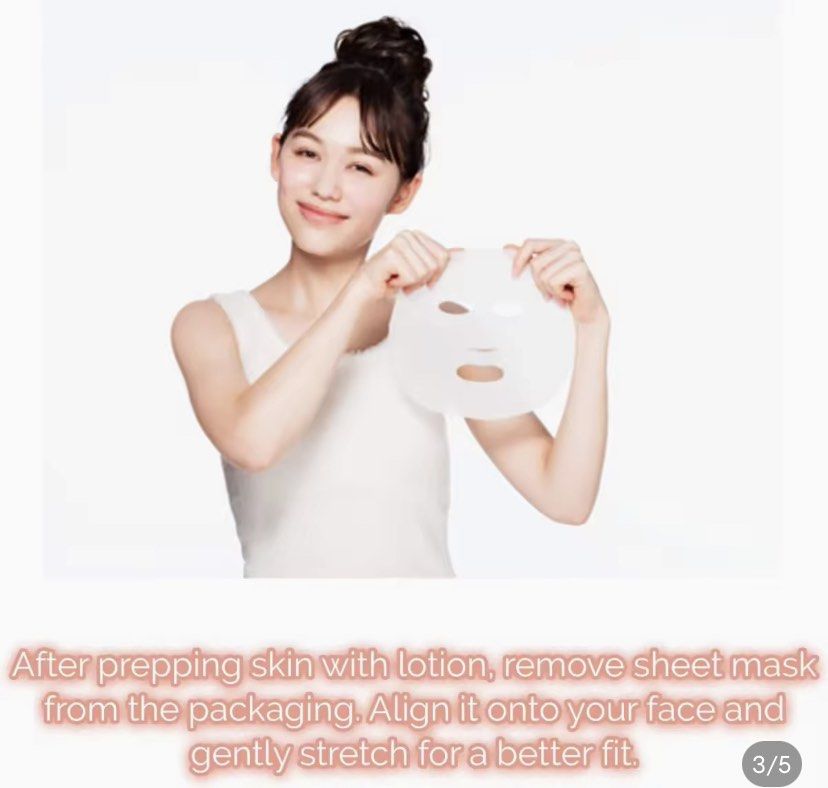 BCL momopuri milk jelly mask 4 sheets face mask high moist peach ...