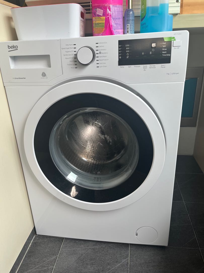 Beko front load washing machine as new! Only a few months old, TV ...