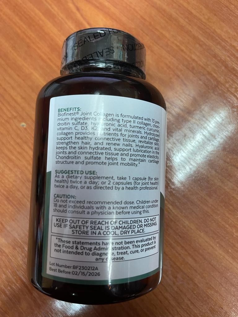 Biofinest Joint Collagen, Health & Nutrition, Health Supplements ...
