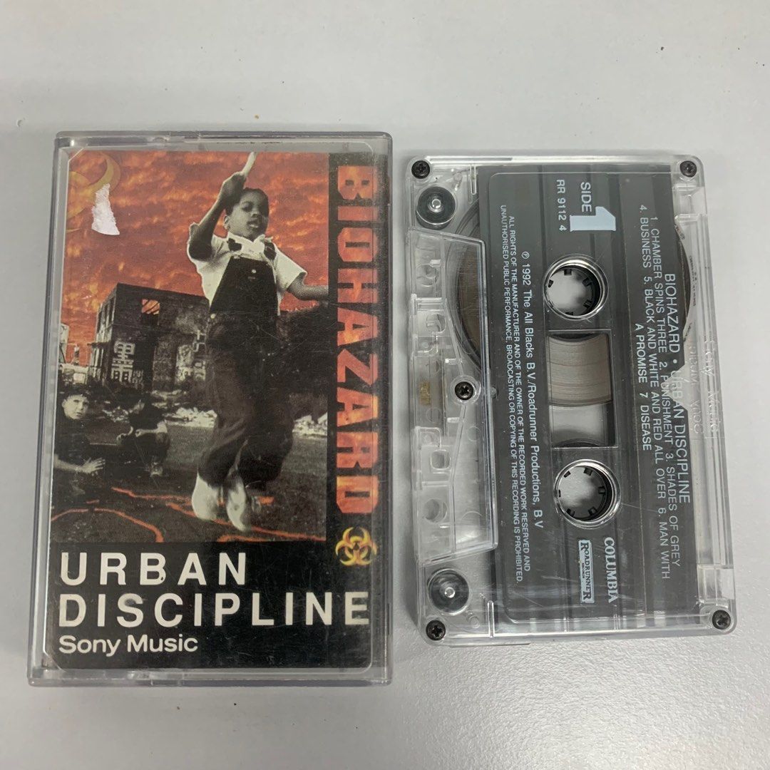 Biohazard - urban discipline cassette, Hobbies & Toys, Music & Media ...