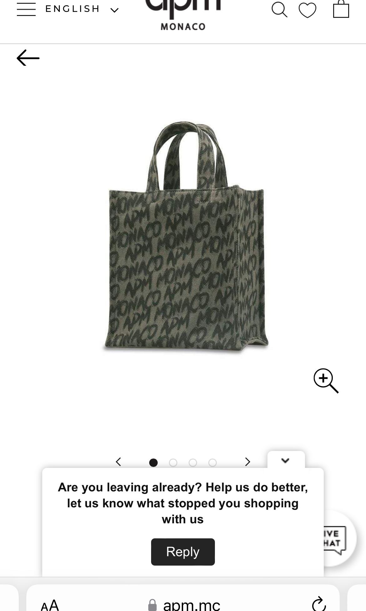 BIWT APM Monaco tote bag (small), Women's Fashion, Bags & Wallets, Tote ...