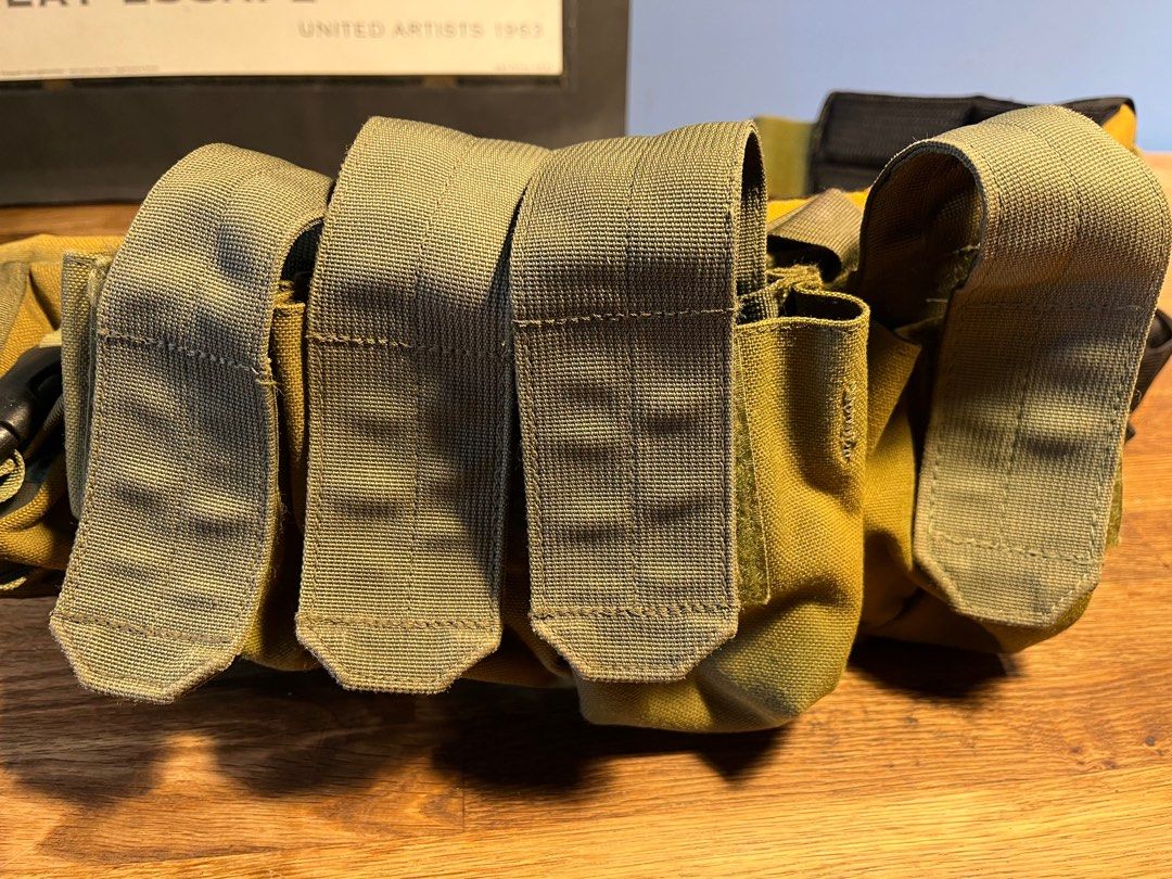 Blackhawk Battle Belt with Pouches and Sheath., Men's Fashion, Bags ...