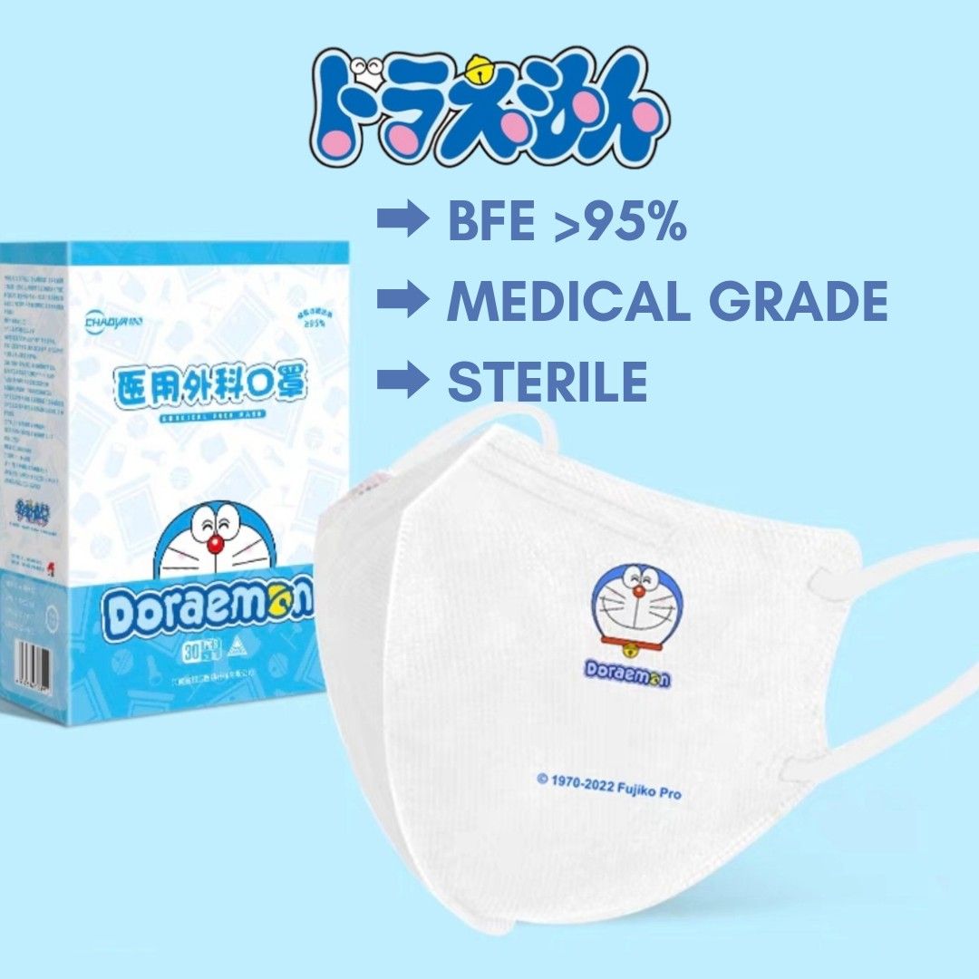 BN Doraemon 3D Surgical Face Mask Individually packed Authentic for ...