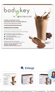 BodyKey by Nutrilite Meal Replacement Shake (Berry flavour), Health ...