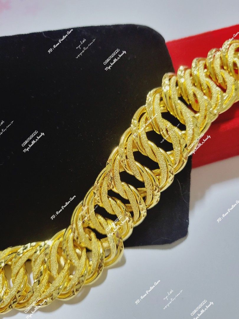 Bracelet bangkok gold lipan kait 2.4, Women's Fashion, Jewelry ...