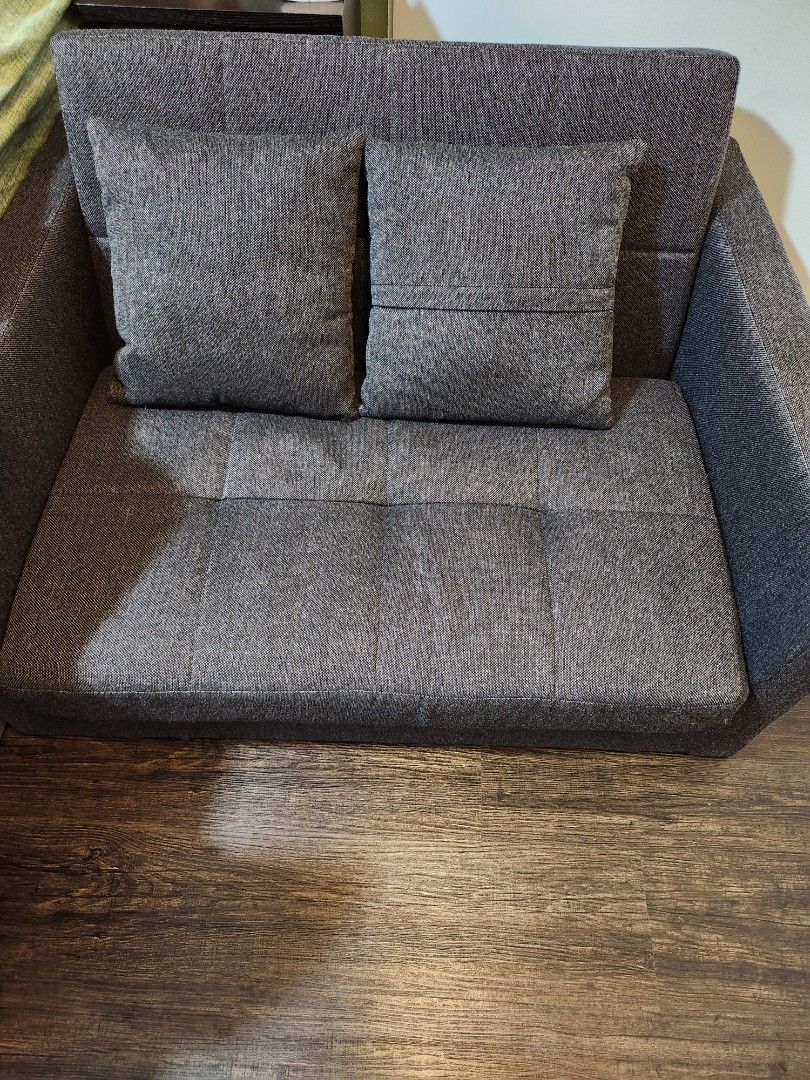New compact Hisaki Japanese style 2 seater sofa bed., Furniture & Home ...