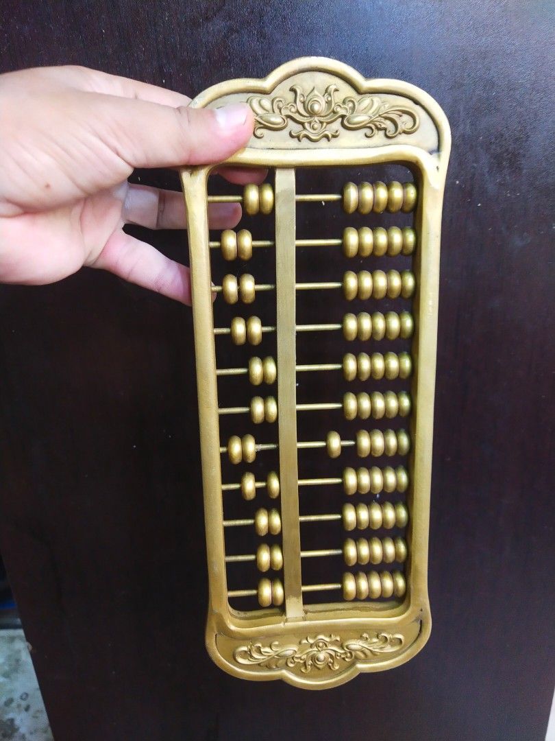 Brass abacus / counting machine, Hobbies & Toys, Memorabilia ...