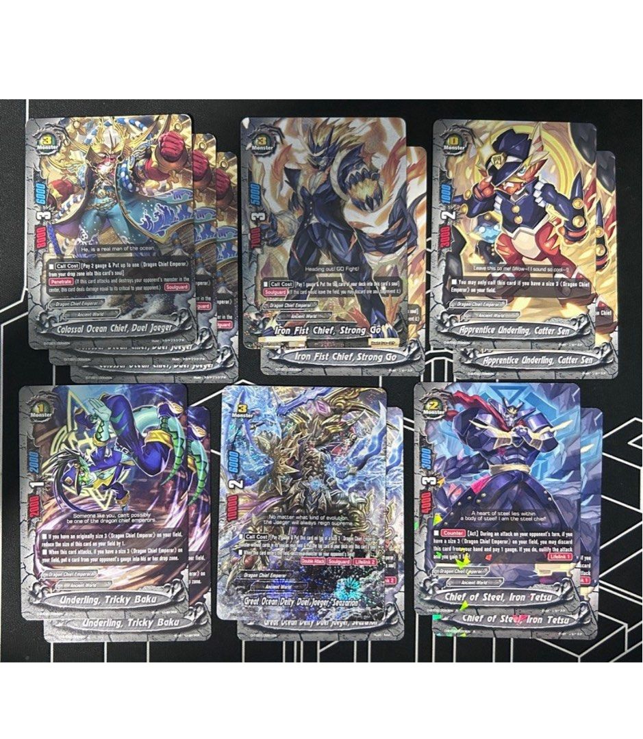 Buddyfight duel jaeger deck, Hobbies & Toys, Toys & Games on Carousell